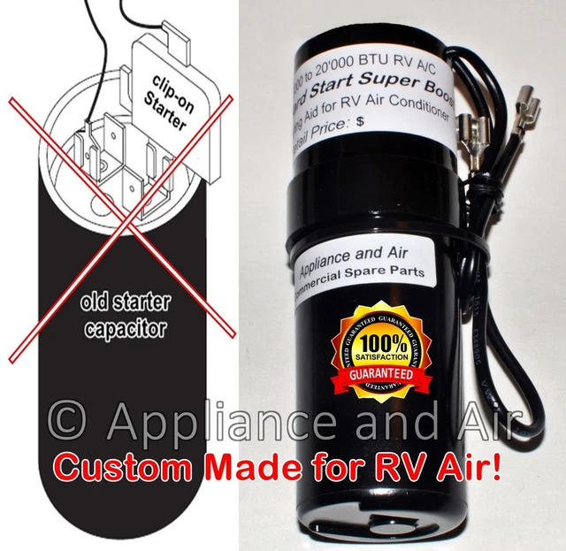 DOMETIC DUO-THERM BRISK Air Hard Start Capacitor 3310727.007 /.015 ...