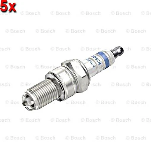 BOSCH 5X ZÜNDKERZE Für ALFA ROMEO 6 ALPINA ARO ASIA MOTORS AUDI 59-18 ...