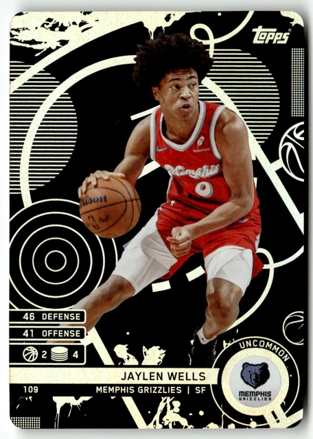 2025-26 TOPPS MATCH Attax NBA N° 109 Jaylen Wells Peu Commun Noir EUR 3 ...