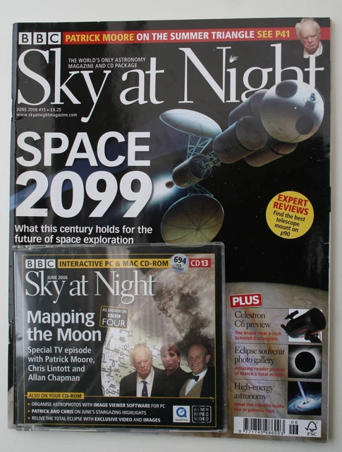 BBC SKY AT Night Magazine June 2006 - with CD ROM £4.88 - PicClick UK