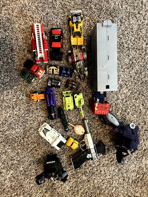 LOT OF VINTAGE original G1 Transformers from 1980s; original owner $600 ...