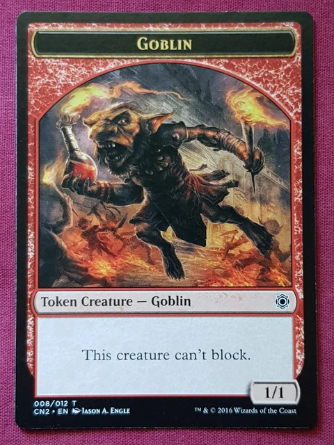 MAGIC THE GATHERING CONSPIRACY TAKE THE CROWN GOBLIN TOKEN card MTG EUR ...