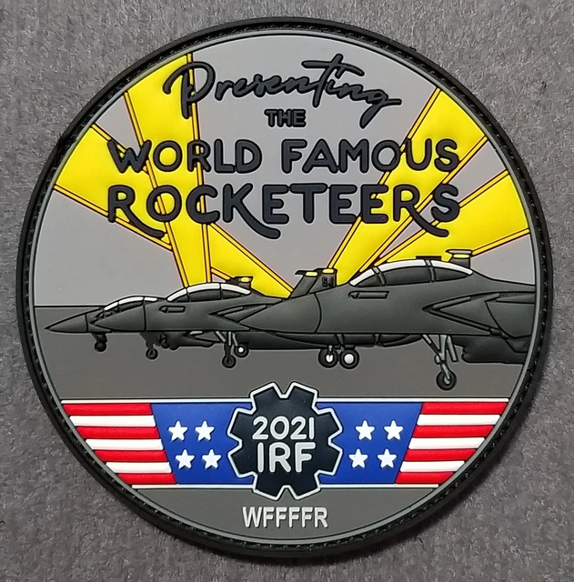 USAF 336TH FS "Rocketeers" F-15E Strike Eagle 2021 IRF PVC Patch w ...