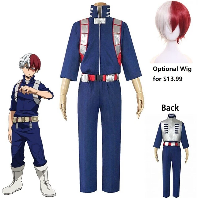 MY HERO ACADEMIA Boku no Hero Shoto Todoroki Halloween Cosplay Complete ...
