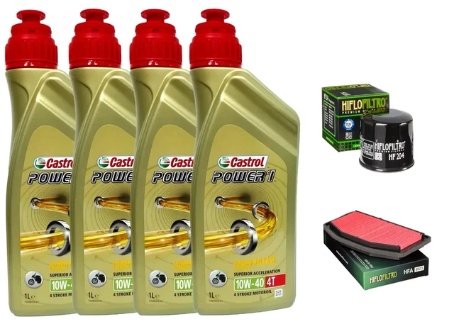 KIT/TAGLIANDO YAMAHA YZF/R1 1000 2009/2014 Castrol 10W40 Filtre Huile ...