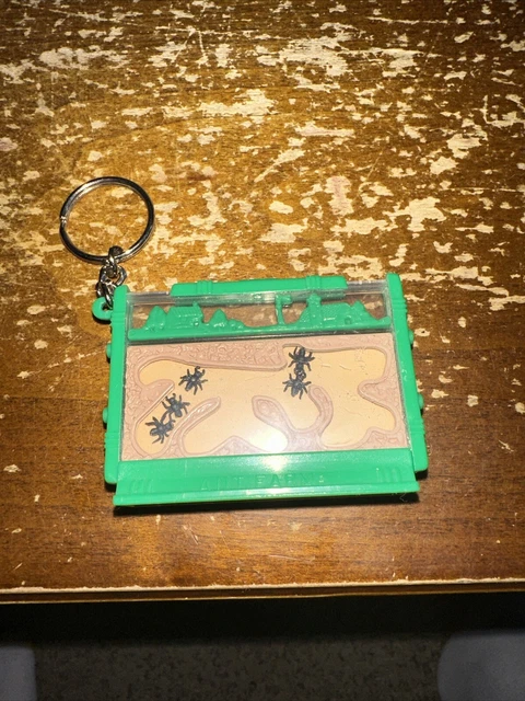 VINTAGE 1997 BASIC Fun Inc. Ant Farm Interactive Keychain $12.00 - PicClick