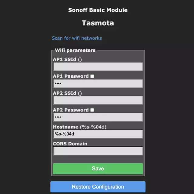 TASMOTA IOT ESP8266 WLan Wifi HTTP iBroker FHEM MQTT 5V module relais ... TASMOTA IOT ESP8266 WLan Wifi HTTP iBroker FHEM MQTT 5V module relais ...