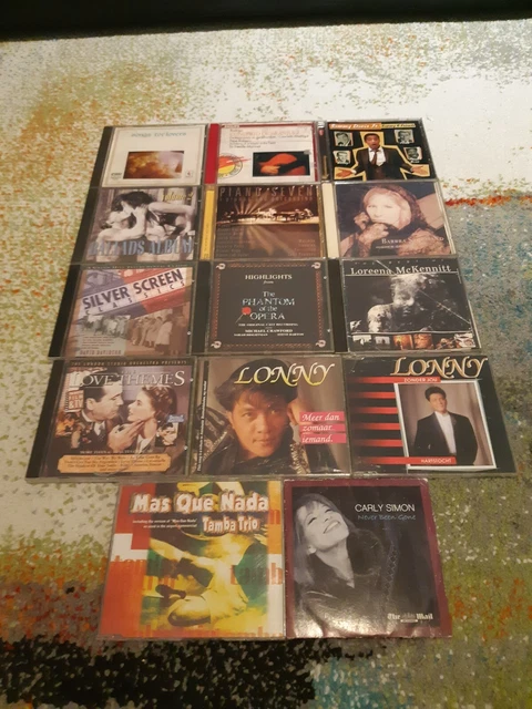 CD COLLECTION LOT - 14 CDs, Barbra Streisand, Sammy Davis Jr., Love ...