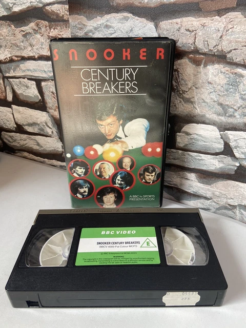 SNOOKER CENTURY BREAKERS Vhs Tape Bbc Sports Presentation Video ...