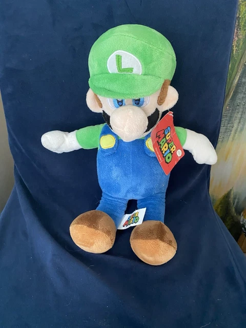 SUPER MARIO BROS. Plush Doll Mario Luigi Soft Toy 12 Inches Official ...