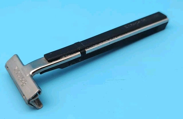 VINTAGE SCHICK Injector TYPE N Single Edge Safety Razor Nice Shape $39. ...