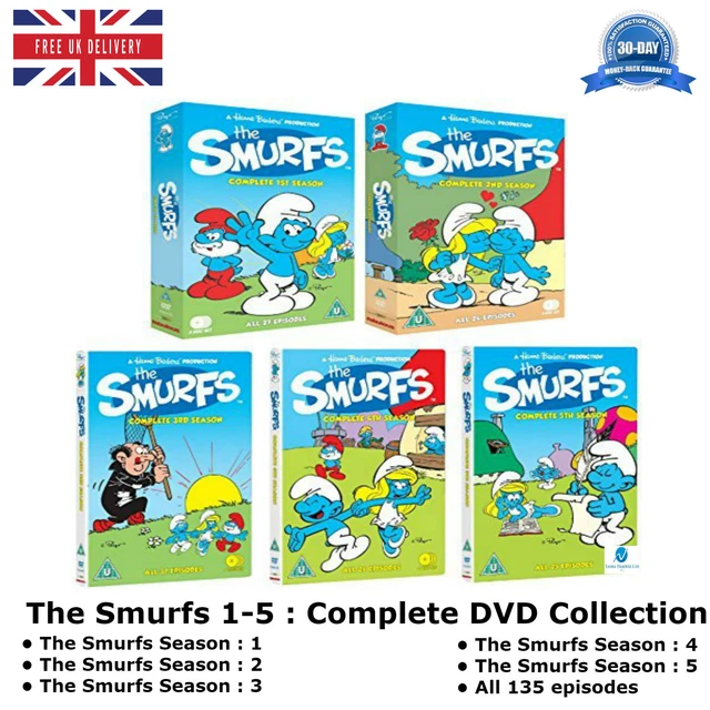 THE SMURFS SEASON 1-5 The Complete Collection Series 1 2 3 4 5 New Region 2 DVD £79.99 - PicClick UK
