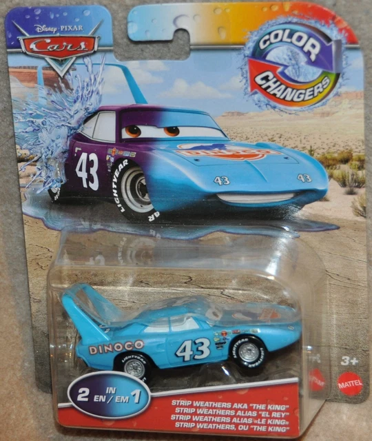 DISNEY PIXAR CARS Color Changers THE KING Strip Weathers Car Colour ...