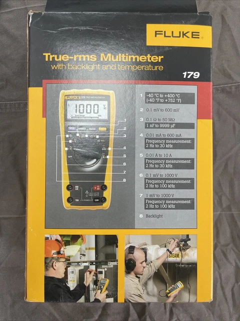 FLUKE 179 TRUE RMS Multimeter £119.07 - PicClick UK