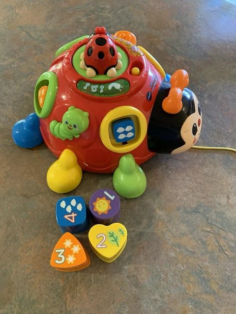 VTECH CRAZY LEGS Learning Bugs Shapes Colors Sounds Toddler Baby Toy ...