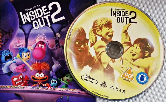 DISNEY PIXAR'S INSIDE OUT 2 BLU-RAY DISC From 4K Multi-Pack* Read ...