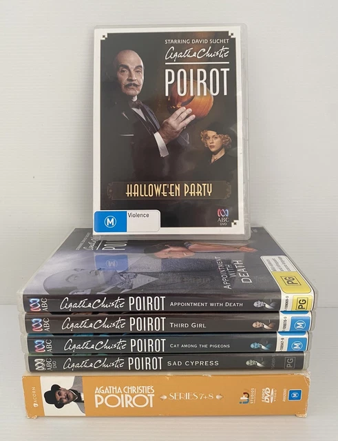 AGATHA CHRISTIE POIROT DVD Bundle Series 7-8 Complete Boxset + Other ...