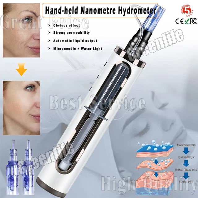 NANO SKIN WATER Pen Mesotherapy Meso Gun Wrinkle Removal Rejuvenation ...