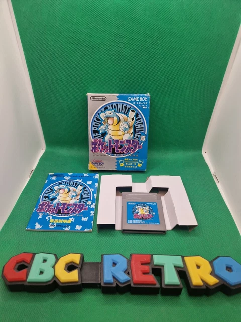 NINTENDO POCKET MONSTER Pokemon Blue Japanese Version Gameboy Rare ...