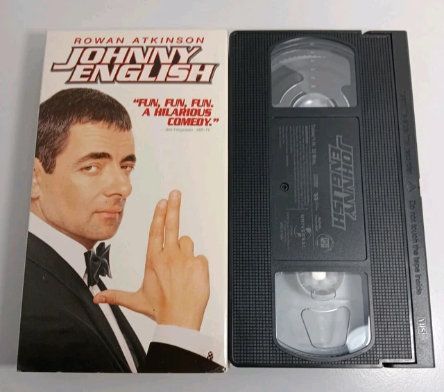JOHNNY ENGLISH (TESTED VHS/2004) Rowan Atkinson, Spy Top Secret Mission ...