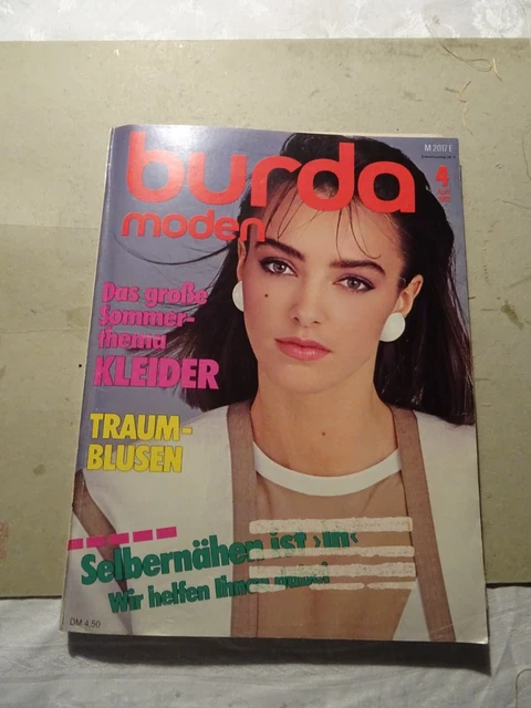 SCHNITTMUSTER BURDA MODEN April 1983, komplett, Handarbeiten und Rezepte EUR 4,00 - PicClick DE