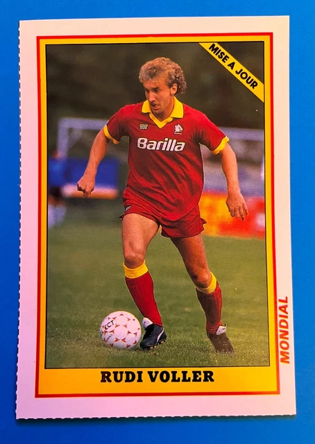 RUDI VOLLER AS Roma Serie A Deutchland 1988 Football Rookie Card ...