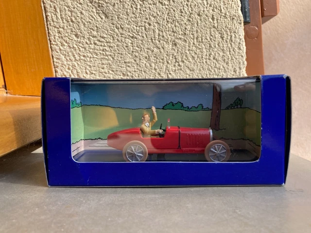 FIGURINE-EN VOITURE TINTIN- Le Bolide De Bobby Smiles De Tintin En ...