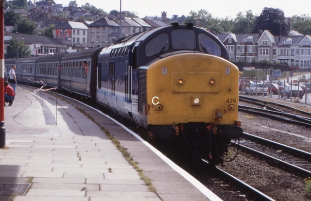 ORIGINAL 35MM BRITISH Railway B.r Slide - Class 37 37429 At Newport 25 ...