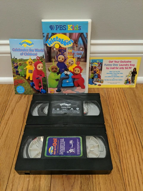 TELETUBBIES GET UP AND GO! VHS Video 2002 Rare and Funny Day with Case ...