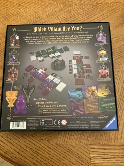 DISNEY VILLAINOUS STRATEGY Board Game Complete Ravensburger - Played Once £11.30 - PicClick UK