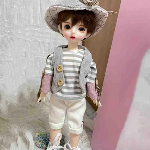 FULL SET 1/6 BJD Doll MJD Ball Joints Doll Cool Boy Face Makeup ...