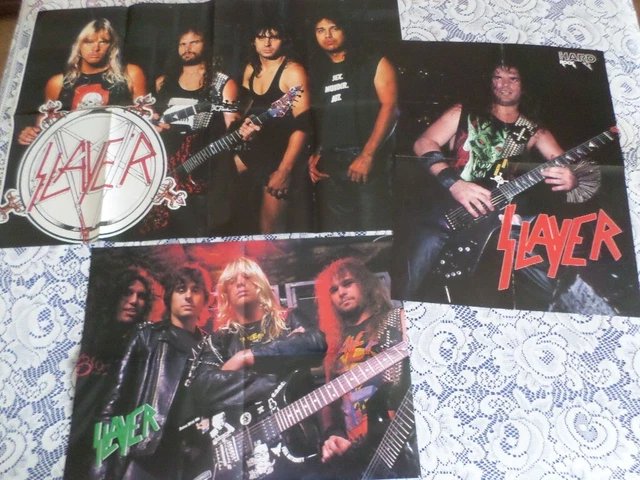 SLAYER LOT OF 3 used posters from magazine EUR 5,00 - PicClick FR