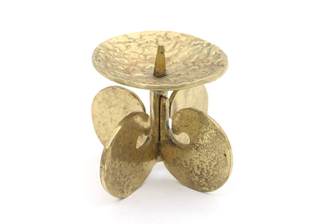 GALLO BRUTALIST KERZENHALTER Kerzenständer aus Messing Vintage alt H 9 cm EUR 29,90 - PicClick DE