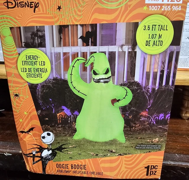 OOGIE BOOGIE 3.5 Ft Tall Airblown Inflatable by Gemmy Nightmare Before ...