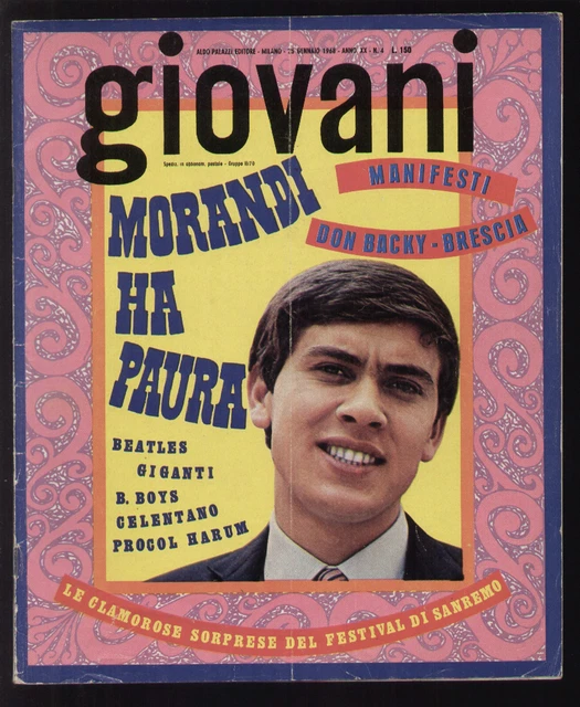 GIOVANI 4/1968 SANREMO Giusy Romeo Ewa Aulin Mario Guarnera Dalla ...