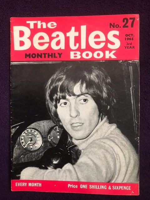 BEATLES BOOK MONTHLY Magazine No. 27 Oct 1965 George Harrison John ...
