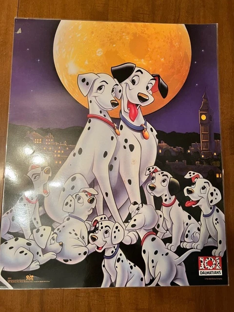VINTAGE LAMINATED OSP Walt Disney 101 Dalmations Poster 16x20 £23.34 ...