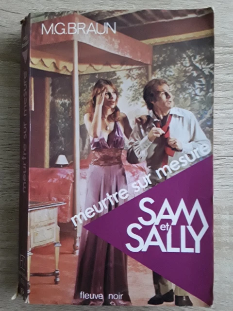 LIVRE- FLEUVE NOIR- SAM et SALLY- N°15 - Meurtre sur mesure- M.G.BRAUN ...
