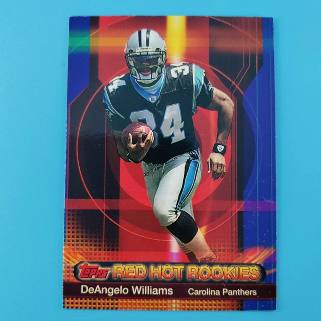 2006 TOPPS RED Hot Rookies #11 de 16 DeAngelo Williams Panthers de la ...