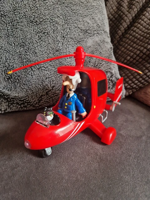 POSTMAN PAT PAT 3 SDS Helicopter with Sounds Push Along Rare £16.00 ...