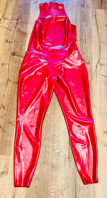 SIMON O. LATEX Catsuit ouvert - chloriert mit Special Strap On Feature ...