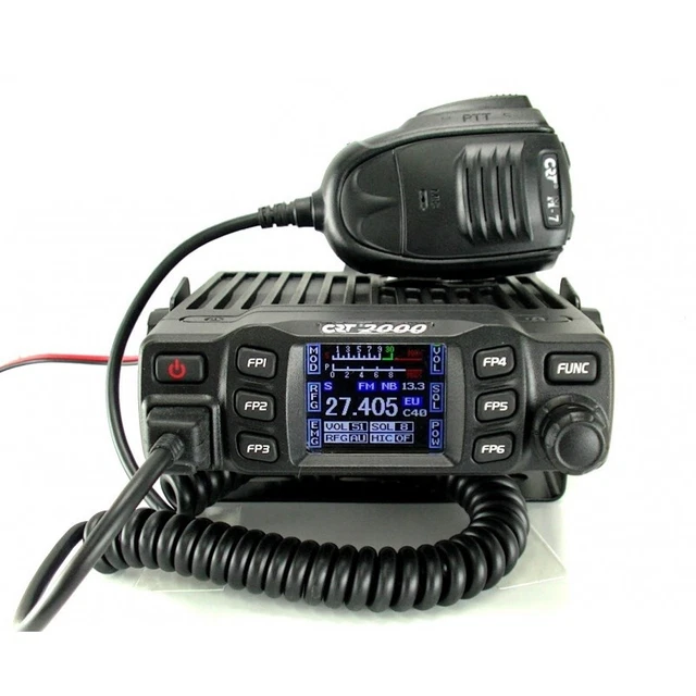 CRT2000 AM FM CB Radio with Colour Display Multistandard CRT 2000 UK EU ...