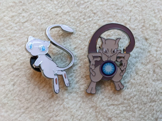 POKEMON TCG - Mew and Mewtwo Pins - Hidden Fates £11.00 - PicClick UK