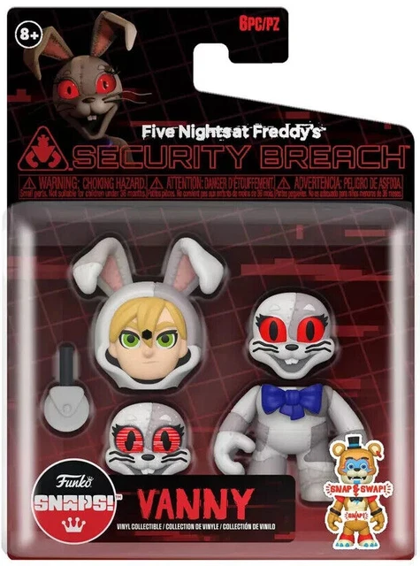 VANNY FIVE NIGHTS At Freddy's SNAPS Security Breach Funko Figure 2023 ...