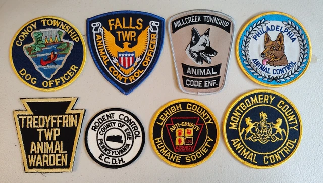 8 DIFFERENT PENNSYLVANIA Animal Control Patches Lot 1 $56.00 - PicClick