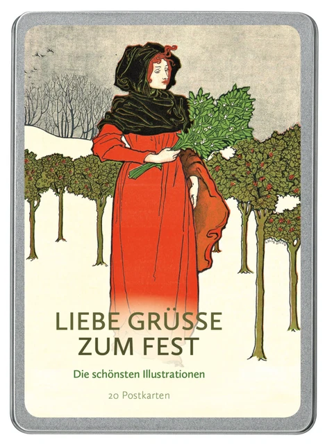LIEBE GRÜSSE ZUM Fest Die schönsten Illustrationen Postkartenbuch, -satz Deutsch EUR 16,29 ...