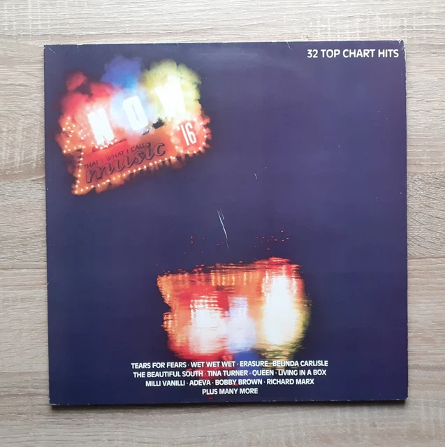 NOW THAT'S WHAT I Call Music 16 Double Vinyl LP Record Album 1989 A-5 C ...