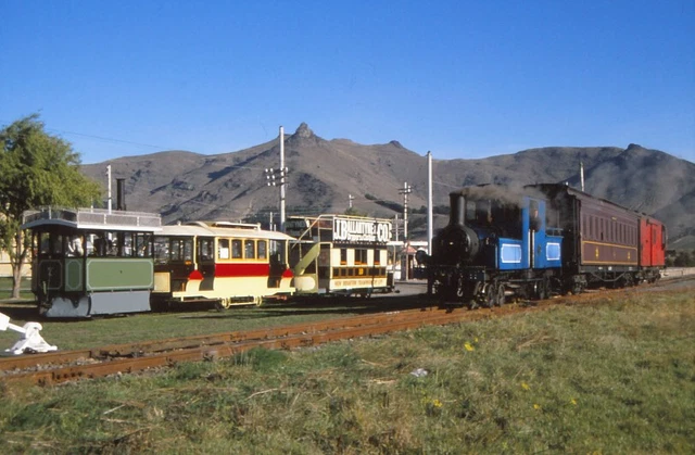 ALTES DIA STRASSENBAHN Ferrymead Museum Neuseeland Tram agü-M4-11 EUR 1 ...