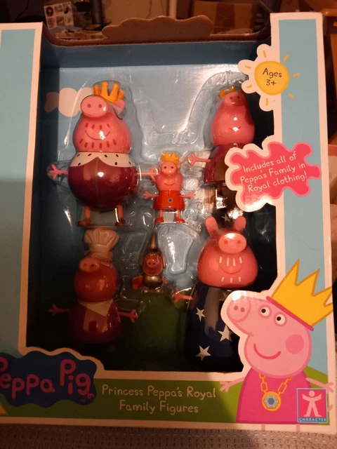 PEPPA PIG PRINCESS Peppa's Royal Family Figures x 6. New & Sealed £9.99 ...