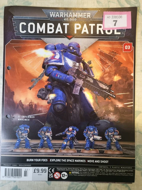 WARHAMMER 40K COMBAT PATROL Magazine #3 Hachette Partworks. No figures ...